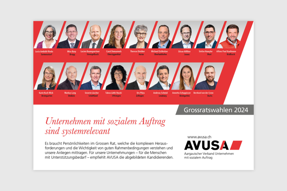 AVUSA – Aargauischer Verband Unternehmen mit sozialem Auftrag